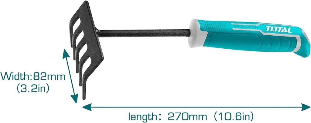 Buy Total THFTR1008 Garden Rake - 5 Claw online - Garden Hub